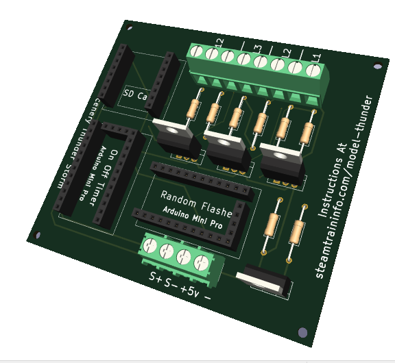 Arduino Thunder And Lightning Kit – Model Scenery Center