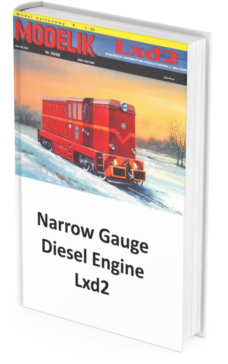 Locomotive Model Narrow Gauge Diesel Engine Lxd2 – Model Scenery Center