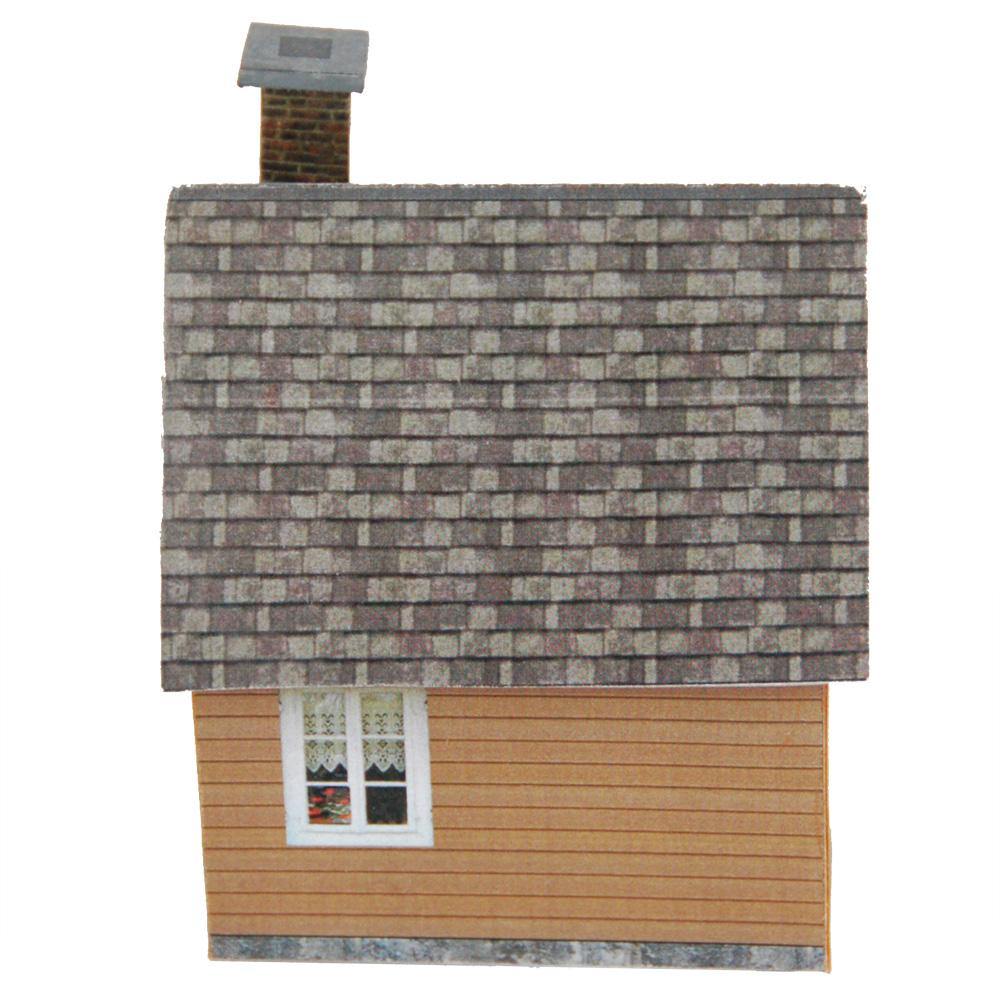 Ho Scale Paper Model Small Wood House – Model Scenery Center